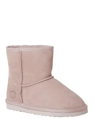 DEARFOAMS Fireside Rosebery Shearling Boots Dusty Pink