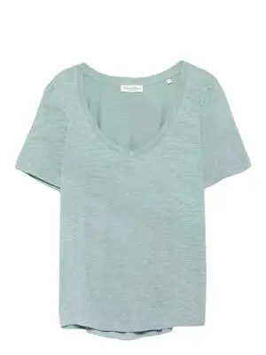 Marc O'polo Slub-texture T-shirt - Green