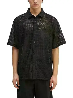 PLEASURES Lace-grid Shirt