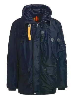 PARAJUMPERS Right Hand Hooded Multi-pocket Jacket - Blue