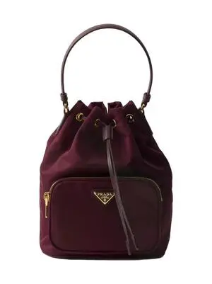 Prada Duet Bucket Bag Red