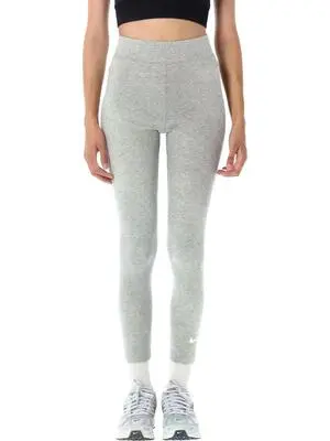 Nike Swoosh Logo 7/8 Leggings - Grey