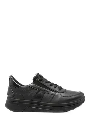 ARA Leather Low-top Sneakers - Black