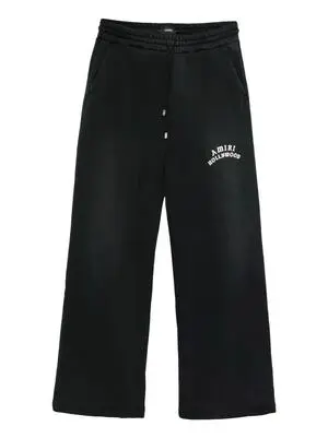 Amiri Hollywood Logo Sweatpants - Black