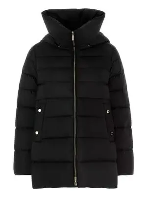 MOORER Quilted Down Jacket - Black