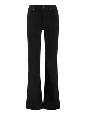 7 For All Mankind Dojo Bootcut Jeans - Black