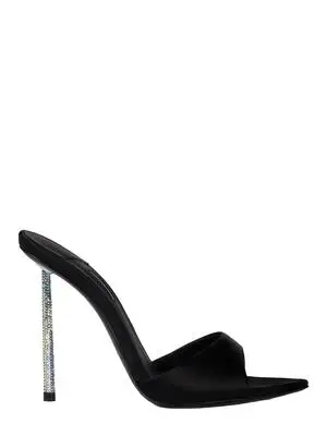 LE SILLA 120mm Bella Mule Sandals - Black