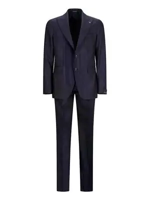 Tagliatore Pinstripe-pattern Suit - Blue