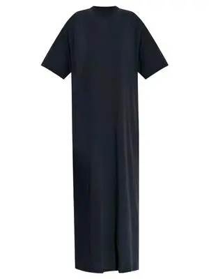 Balenciaga Short-sleeve Maxi Dress - Black