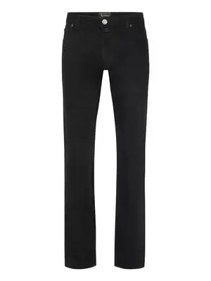 BILLIONAIRE Five-pocket Straight-leg Jeans - Black