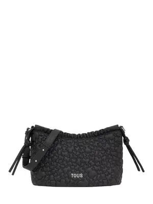TOUS Bear-embossed Cross Body Bag - Black