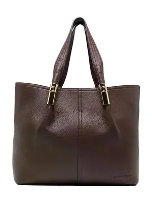 Elisabetta Franchi Clasp-detail Tote Bag - Brown