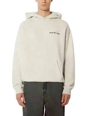 AWAKE NY Logo-embroidered Hoodie - Grey