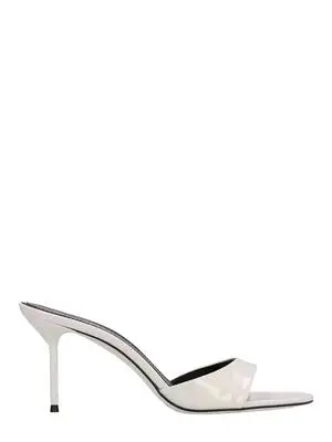 Paris Texas 70mm Lidia Patent-leather Sandals - White