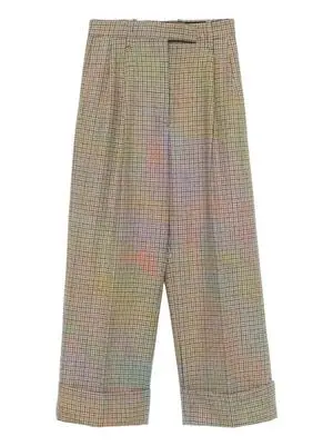 Thom Browne Ginclub Check Cheviot Tweed Trousers - Brown