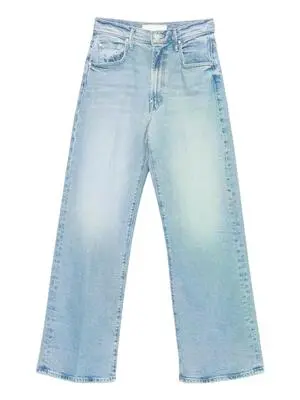 MOTHER The Lil Lasso Sneak Jeans - Blue