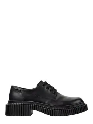 Camper Lace-up Platform Shoes - Black