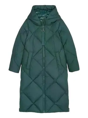 Marc O'polo Quilted Hooded Coat - Green