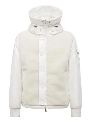 Moncler Auvurgne Hooded Short Down Jacket - White