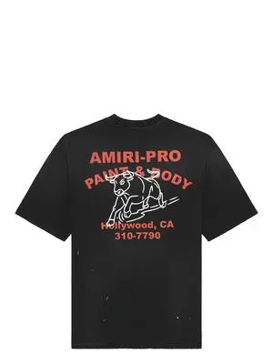 Amiri Bull Oversized Tee - Black