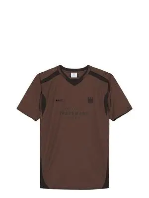 Vetements Trademark Football Jersey - Chocolate Brown