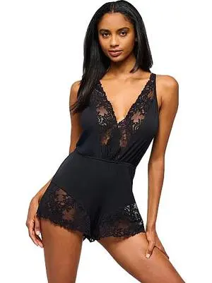 Victoria's Secret Cosabella Carmela Sleep Romper - Black