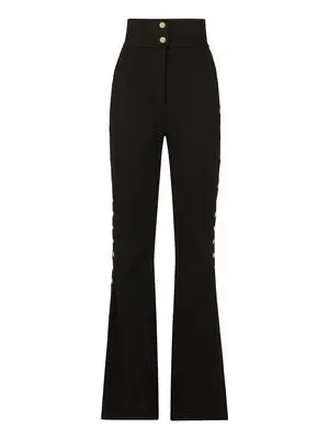 Dolce & Gabbana Full Milano Trousers With Buttons - Black