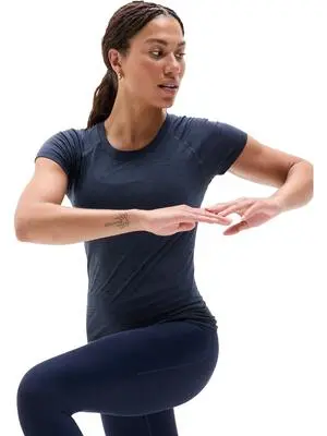 Athleta Athleta Momentum Seamless Tee Eclipse Space Dye