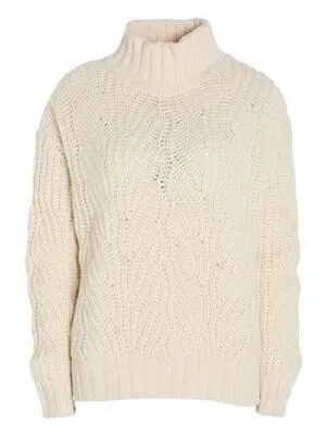 ARAGONA Wool And Cashmere Turtleneck - White