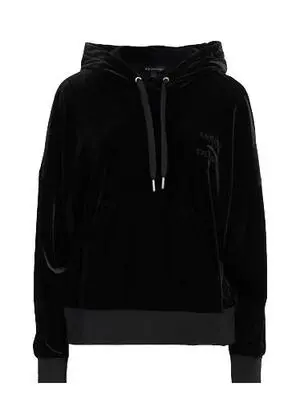 Armani Exchange Sweatshirt With Embroidered Logo - Black