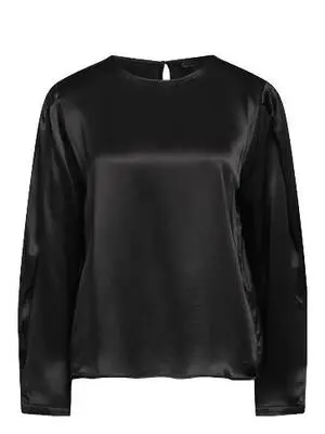 Armani Exchange Satin Top - Black