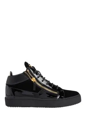 GIUSEPPE ZANOTTI Kriss Mid-top Sneakers - Black
