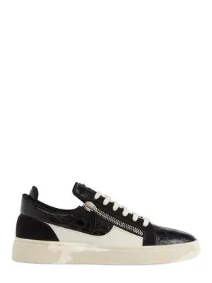 GIUSEPPE ZANOTTI Low-top Lace-up Sneakers - Black