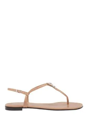 GIUSEPPE ZANOTTI Anyelle Thong Sandals - Beige