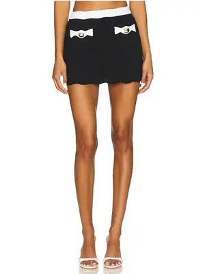Retrofete Katanna Knit Skirt - Black