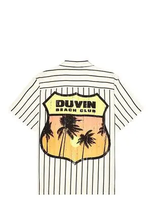 DUVIN DESIGN Highway Buttonup Shirt In . Also - Cream
