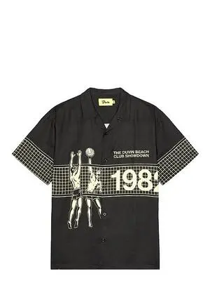 DUVIN DESIGN Serving Heat Buttonup Shirt In . Also - Black