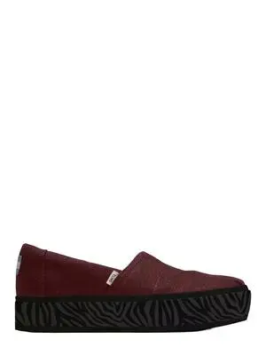 Toms Boardwalk Slip-on Sneakers - Red