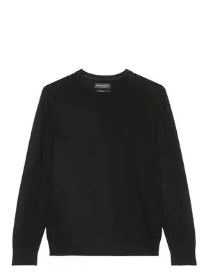 Marc O'polo Crew-neck Knitted Sweater - Black