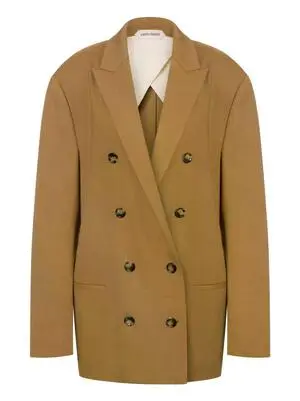 Alberta Ferretti Double-breasted Blazer - Brown