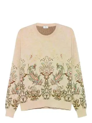 Etro Paisley Pattern Wool Sweater - Neutrals