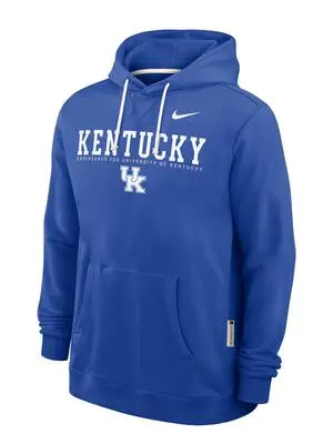Nike Kentucky Sideline Dri-fit College Pullover Hoodie - Blue