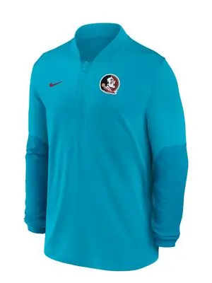 Nike Florida State Dri-fit College 1/2-zip Top - Blue