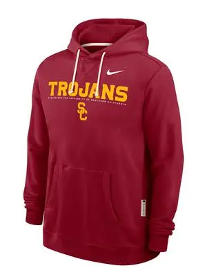 Nike Usc Sideline Dri-fit College Pullover Hoodie - Red