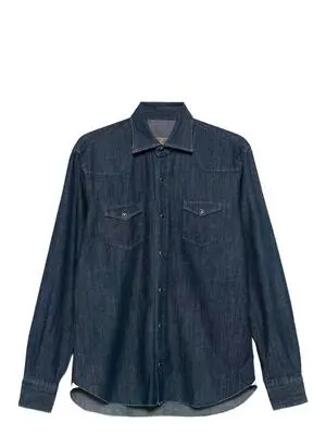 BARBA NAPOLI Denim Shirt