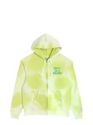 GALLERY DEPT. Logo-print Zip-up Hoodie - Green