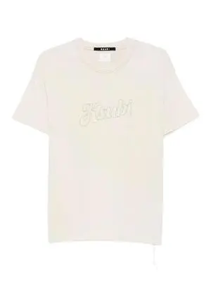 Ksubi Embroidered Logo T-shirt - Neutrals