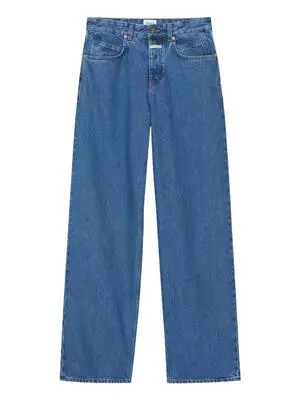 Closed High-rise Wide-leg Jeans - Blue
