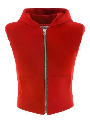 DURAN LANTINK Hooded Padded Waistcoat - Red