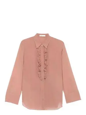 Dorothee Schumacher Ruffled Button-front Shirt - Pink